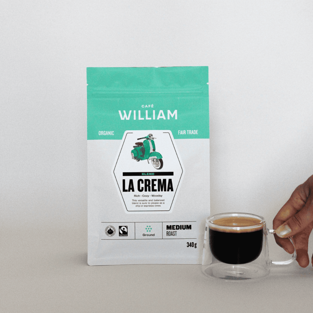 La Crema Coffee - Organic and Fair Trade | Cafe William