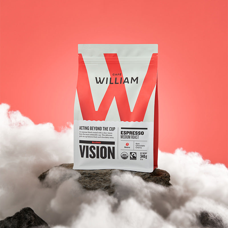 VISION - Organic & Fair Trade Espresso Coffee | Cafe William