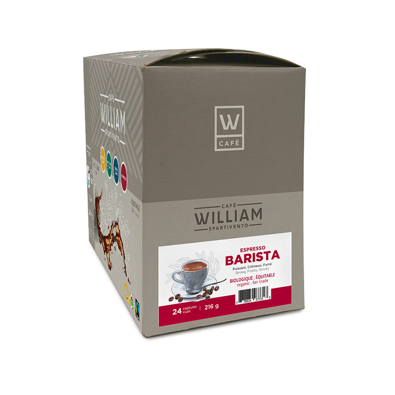 Barista Espresso Coffee - Organic and Fair Trade | Cafe William