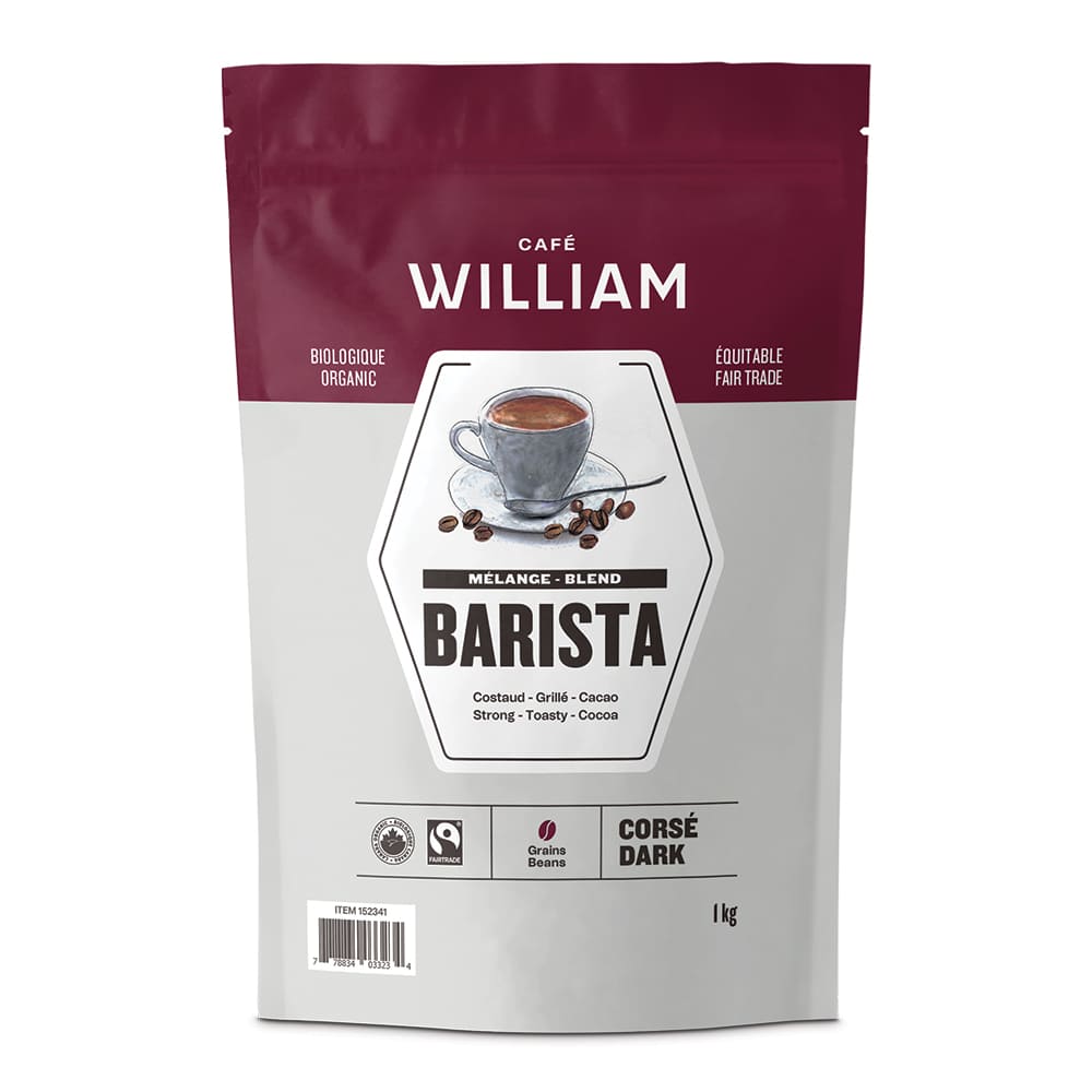 Barista Espresso Coffee - Organic and Fair Trade | Cafe William